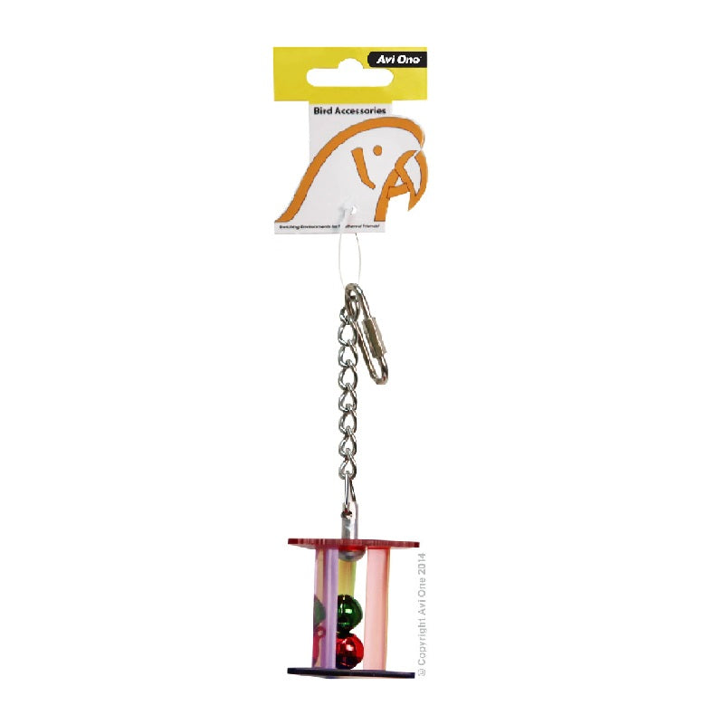 Avi One Bird Toy - Acrylic Triangular Prism – Wilderness Woodend