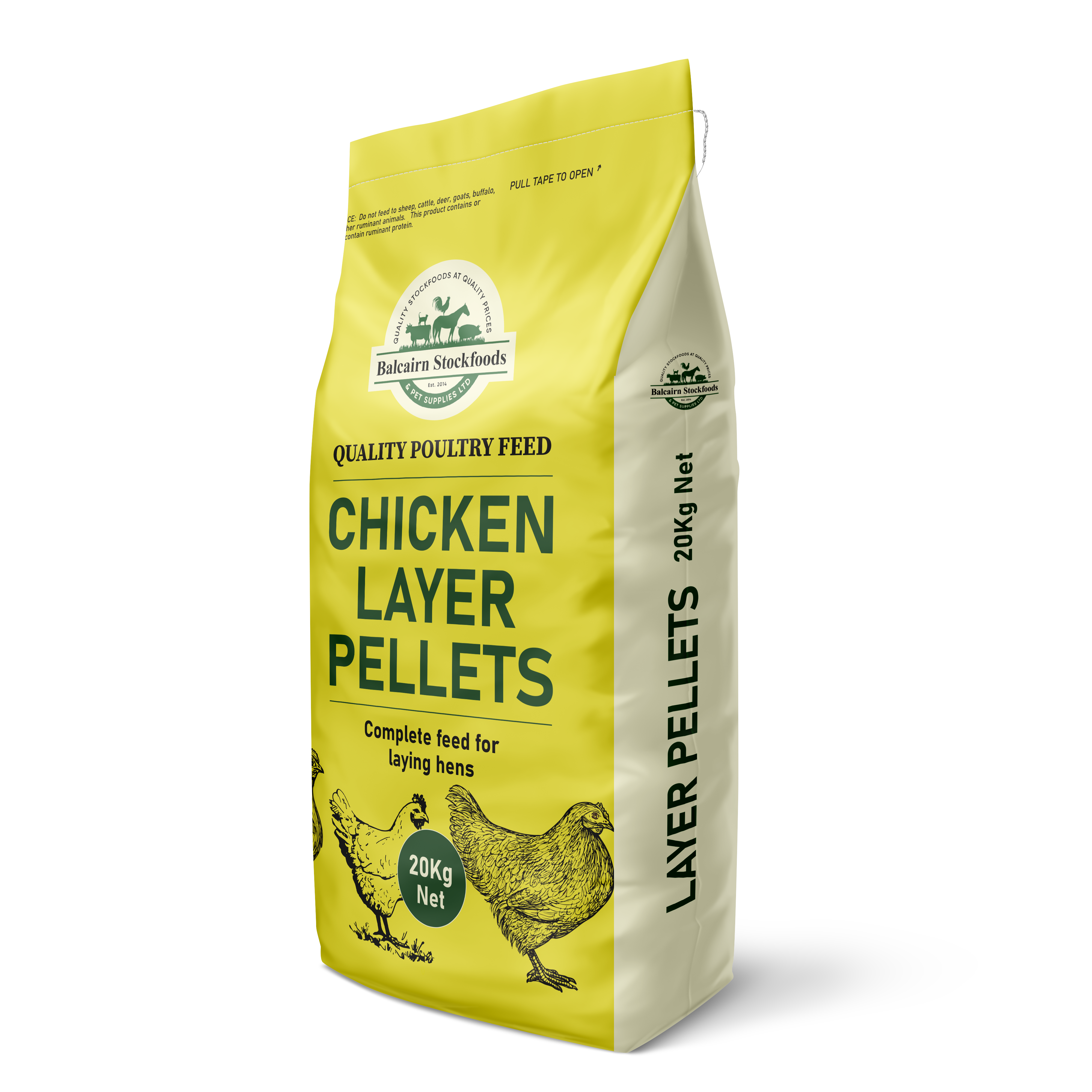 Balcairn Chicken Layer Pellets 20kg – Wilderness Woodend