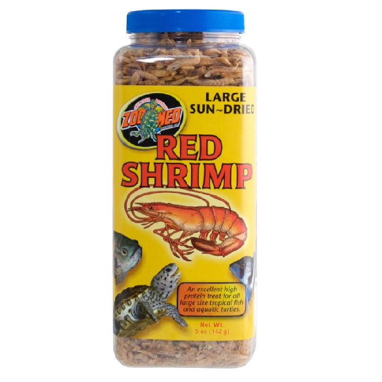 Zoo Med Turtle Food Jumbo Red Shrimp | High-Protein Turtle Treat ...