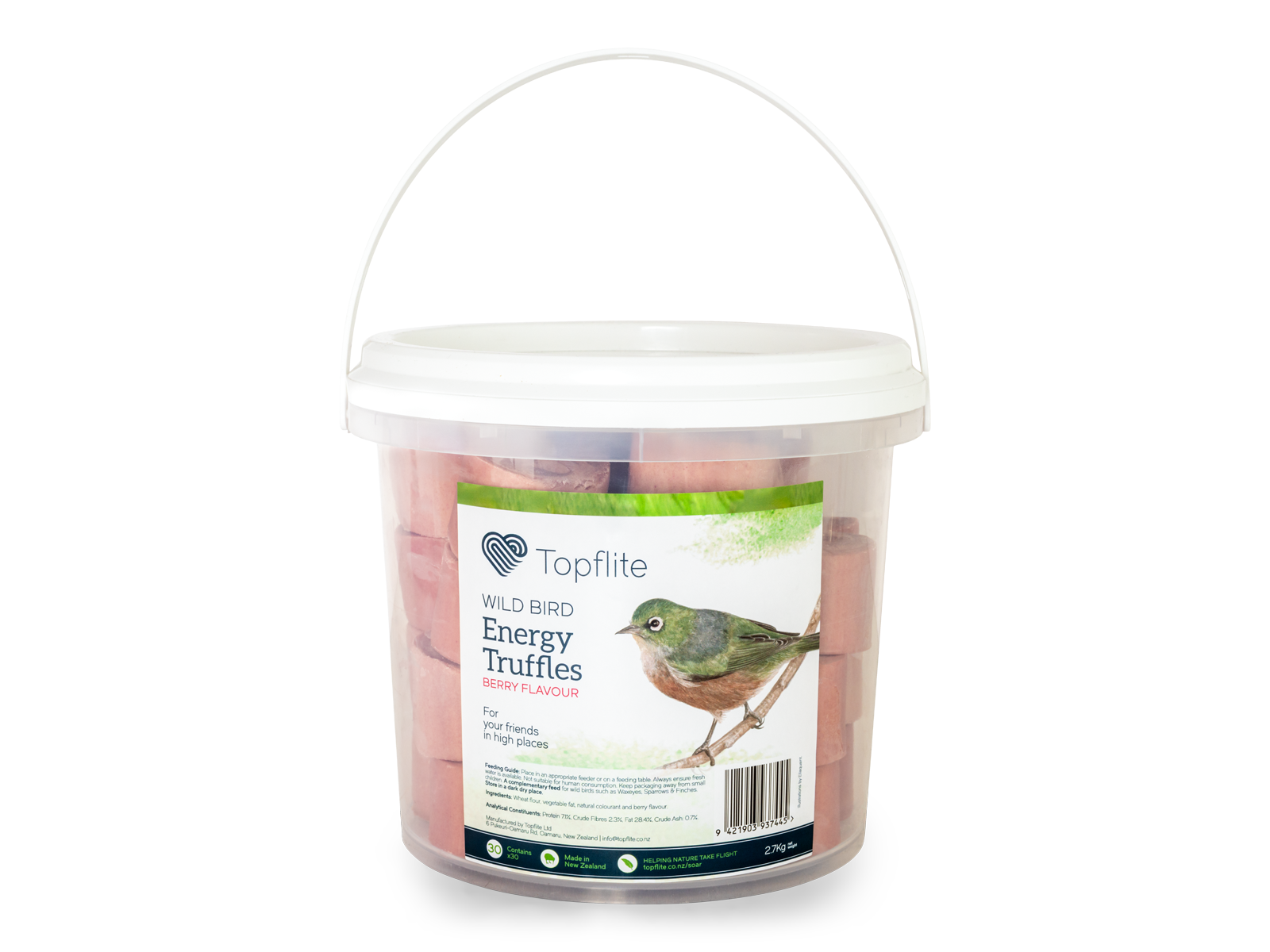 Wild Bird Food NZ | Topflite Wild Bird Seed – Wilderness Woodend